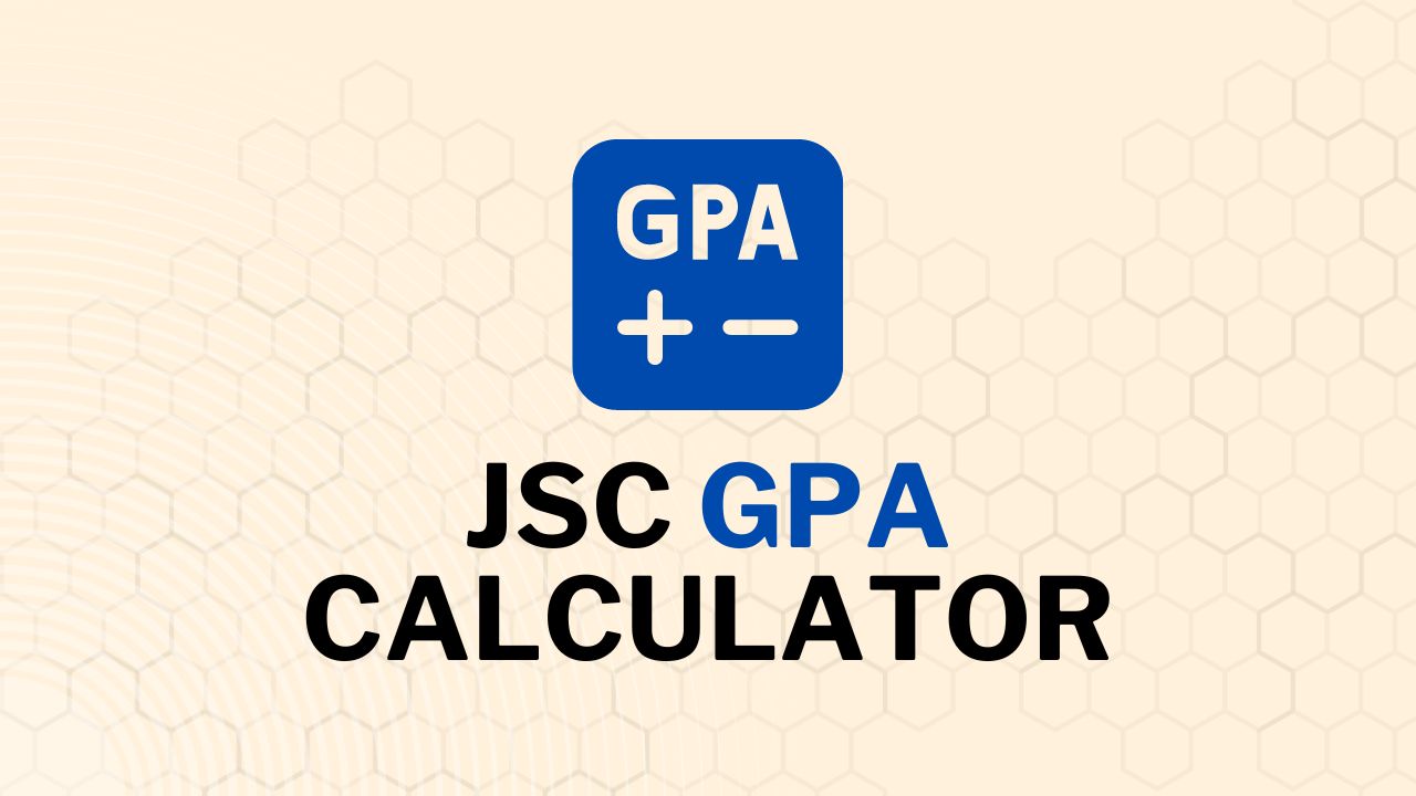 JSC GPA Calculator