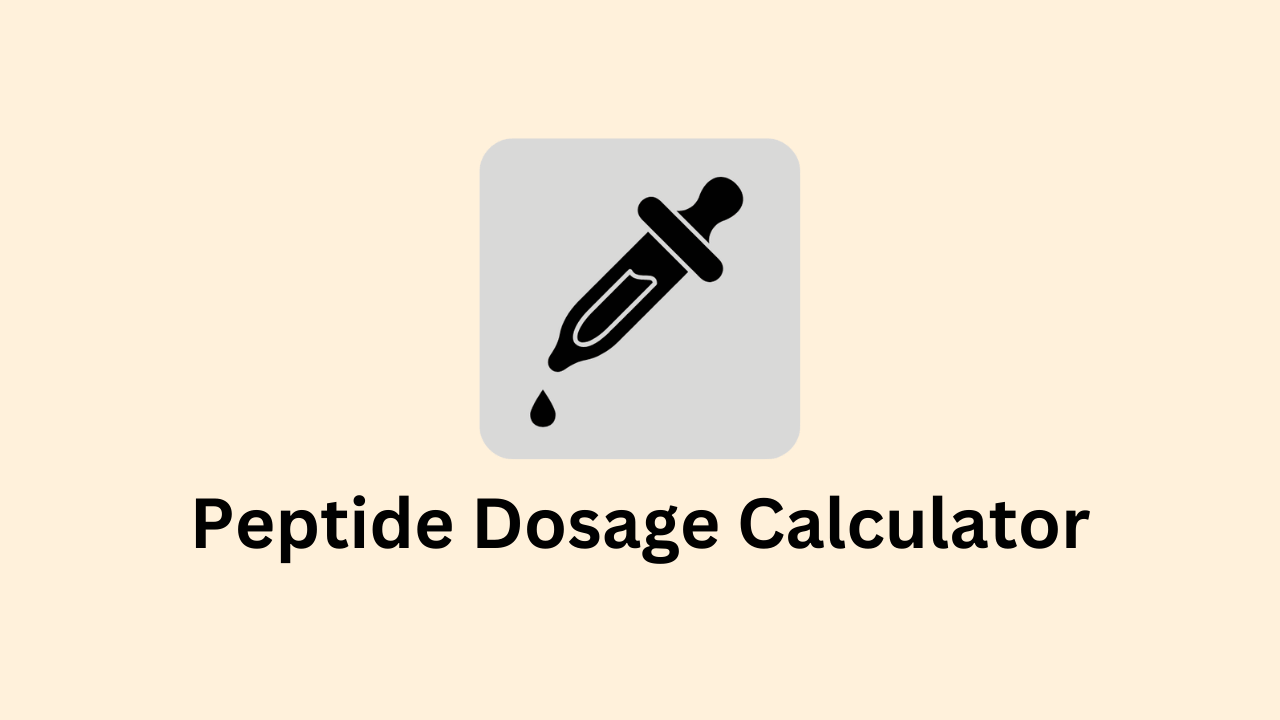 Peptide Dosage Calculator