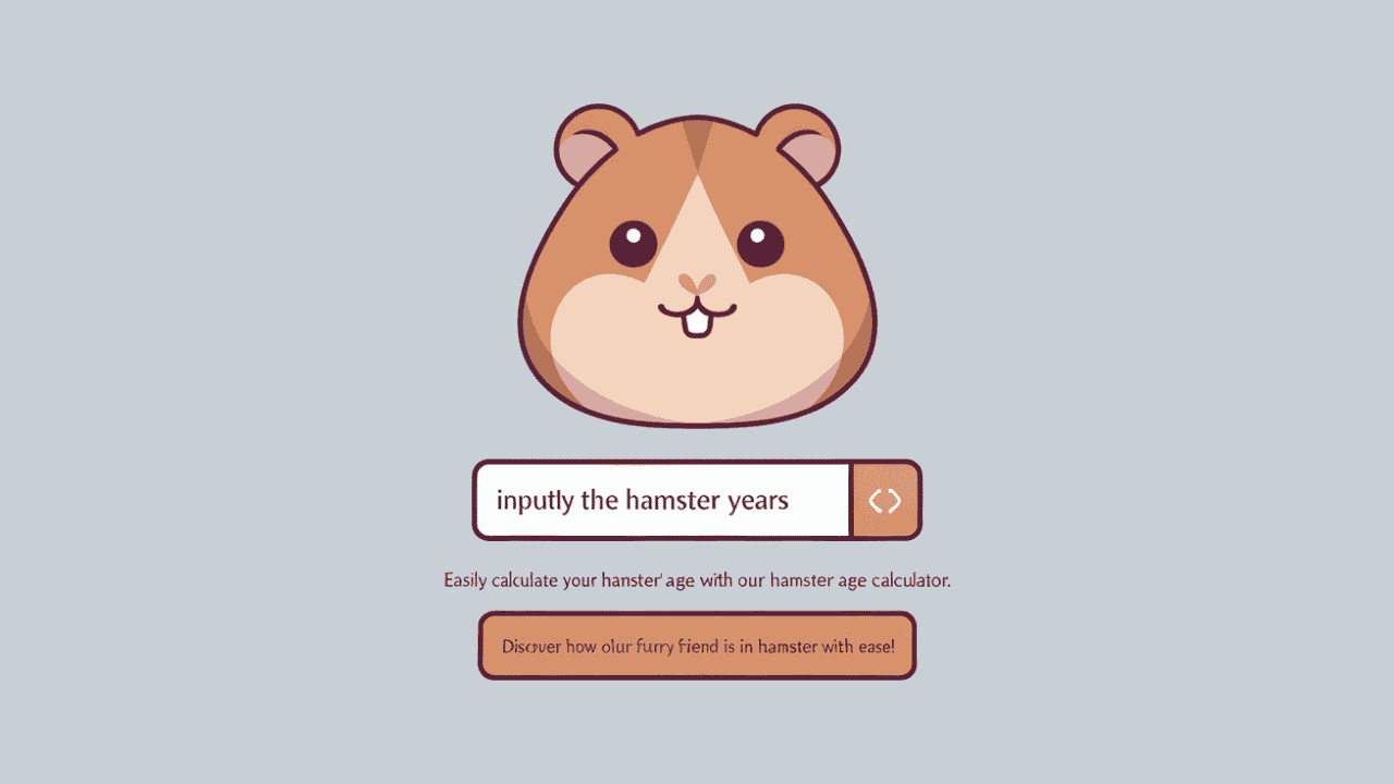 Hamster Age Calculator