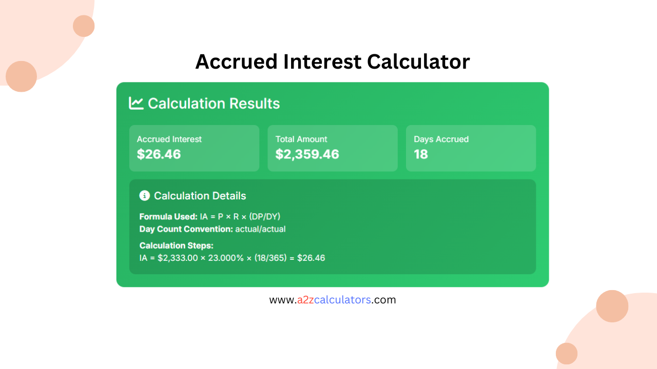 Accrued Interest Calculator