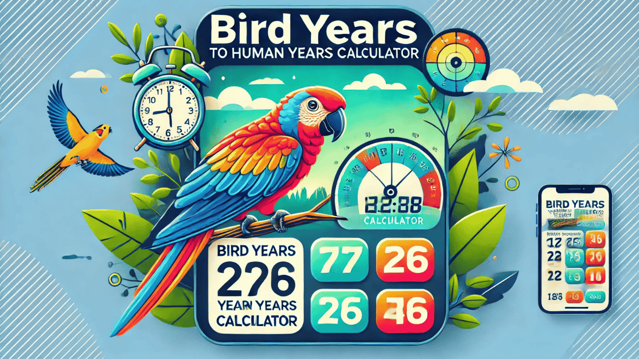 Bird Years to Human Years Calculator
