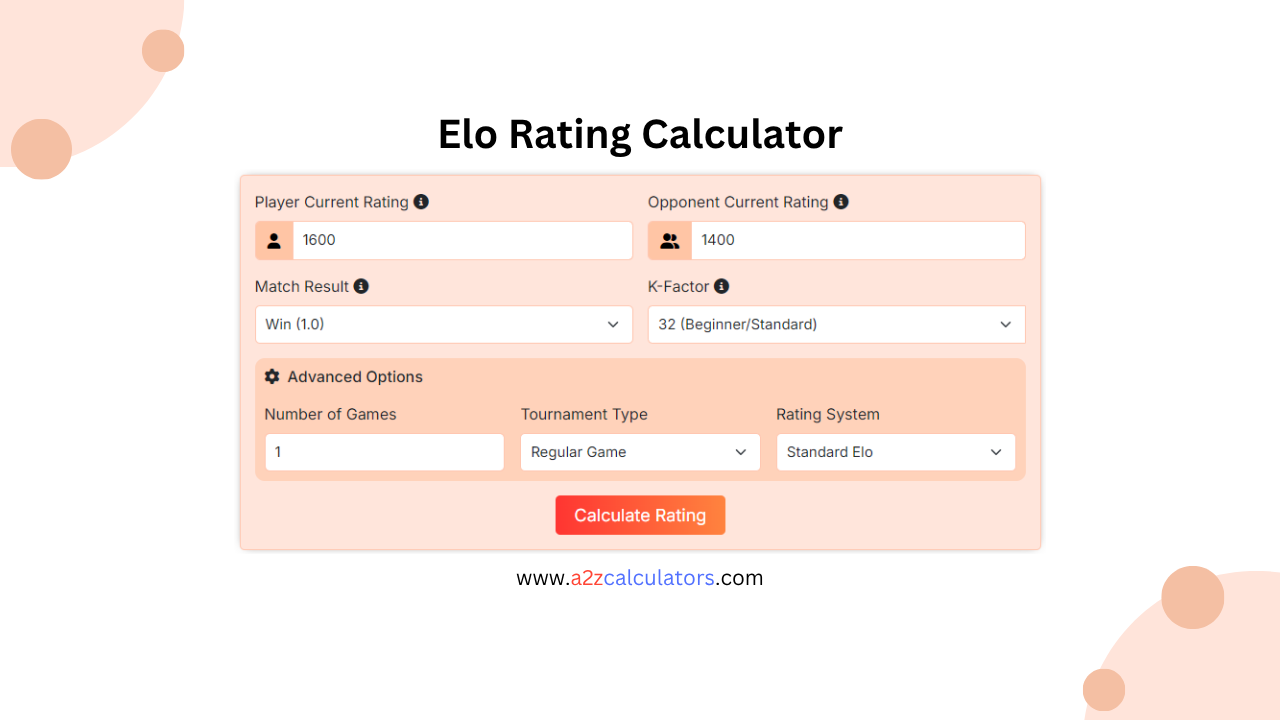 Elo Rating Calculator