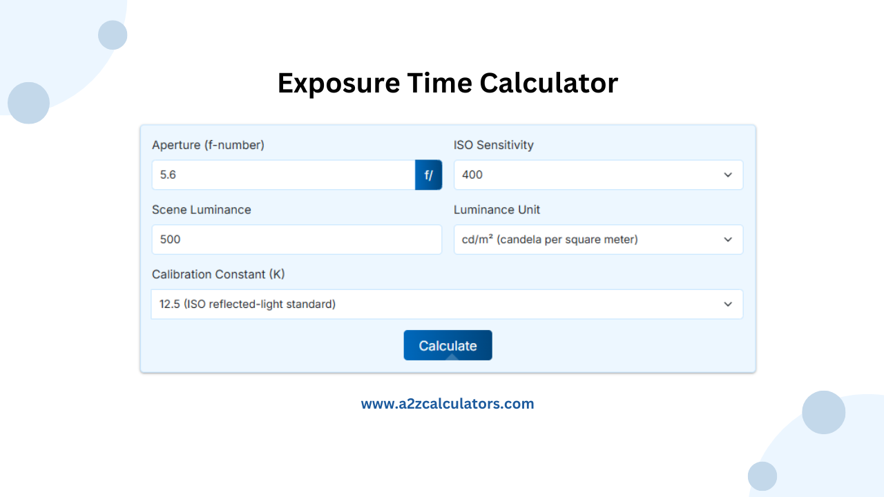 Exposure Time Calculator