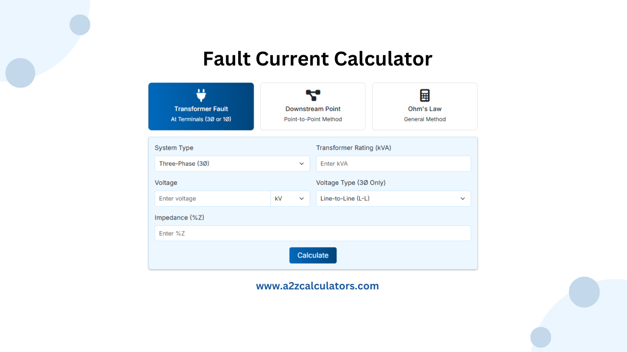 Fault Current Calculator