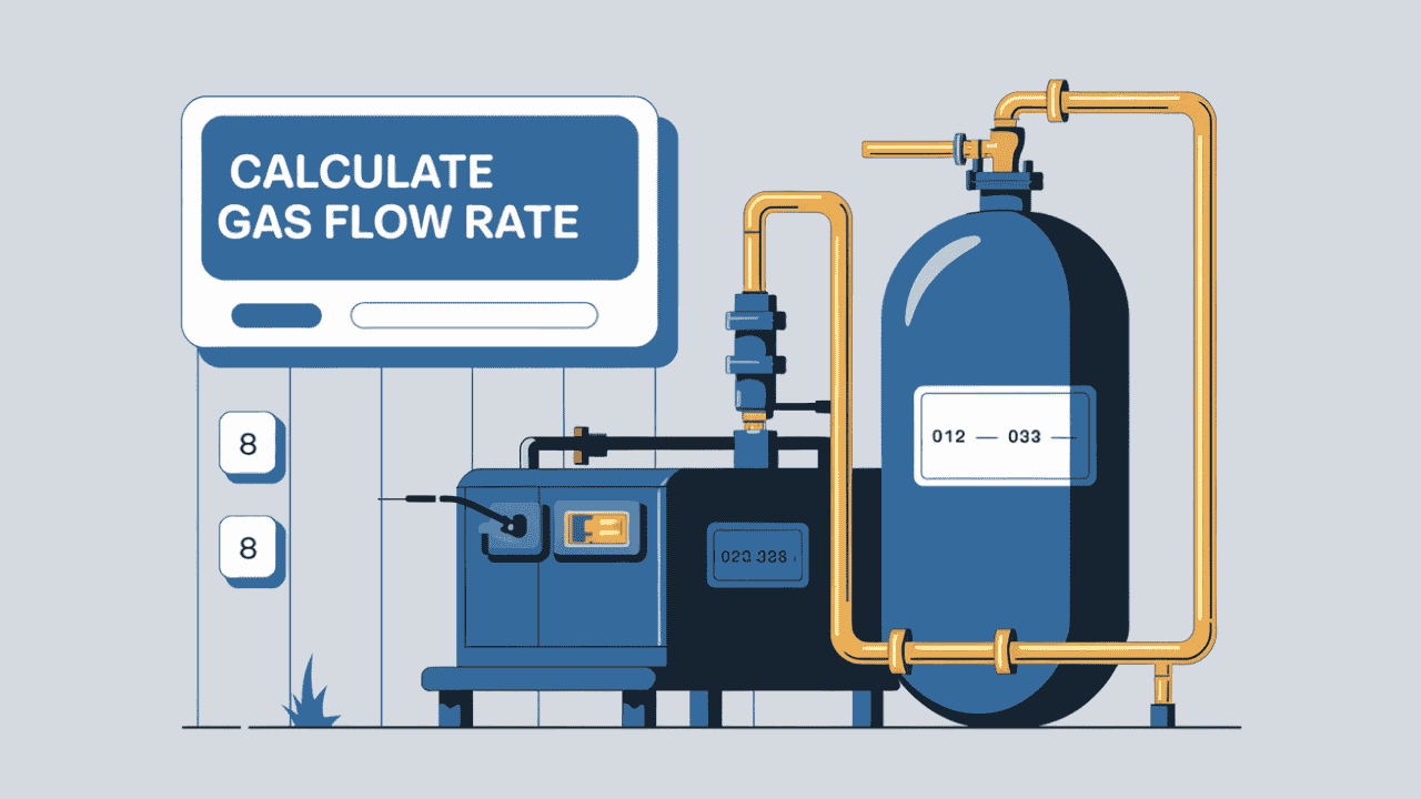 Gas Flow Rate Calculator