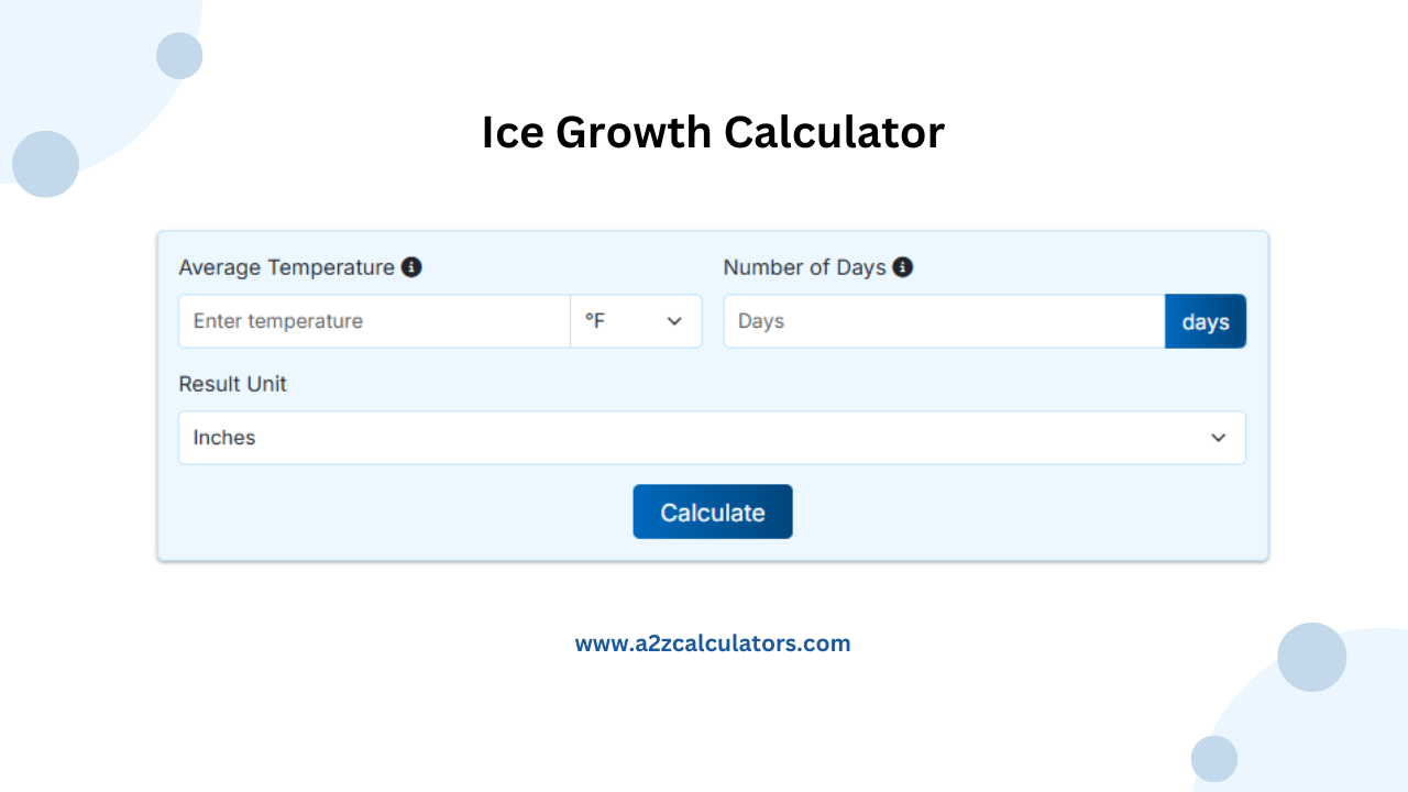 Ice Growth Calculator