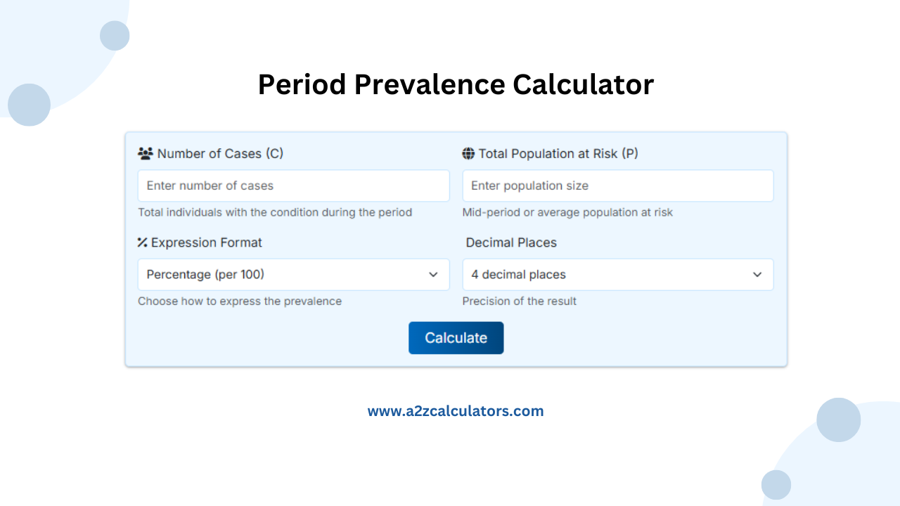Period Prevalence Calculator
