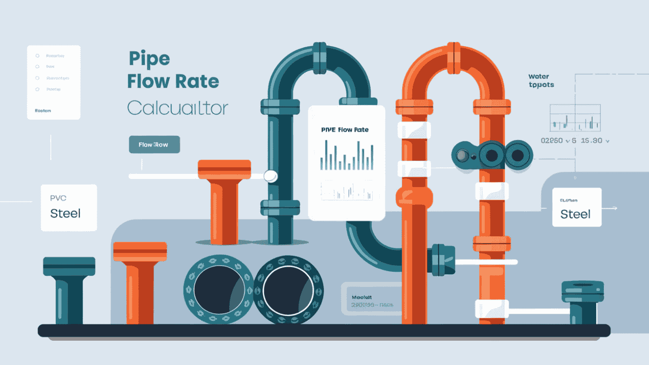 Pipe Flow Rate Calculator