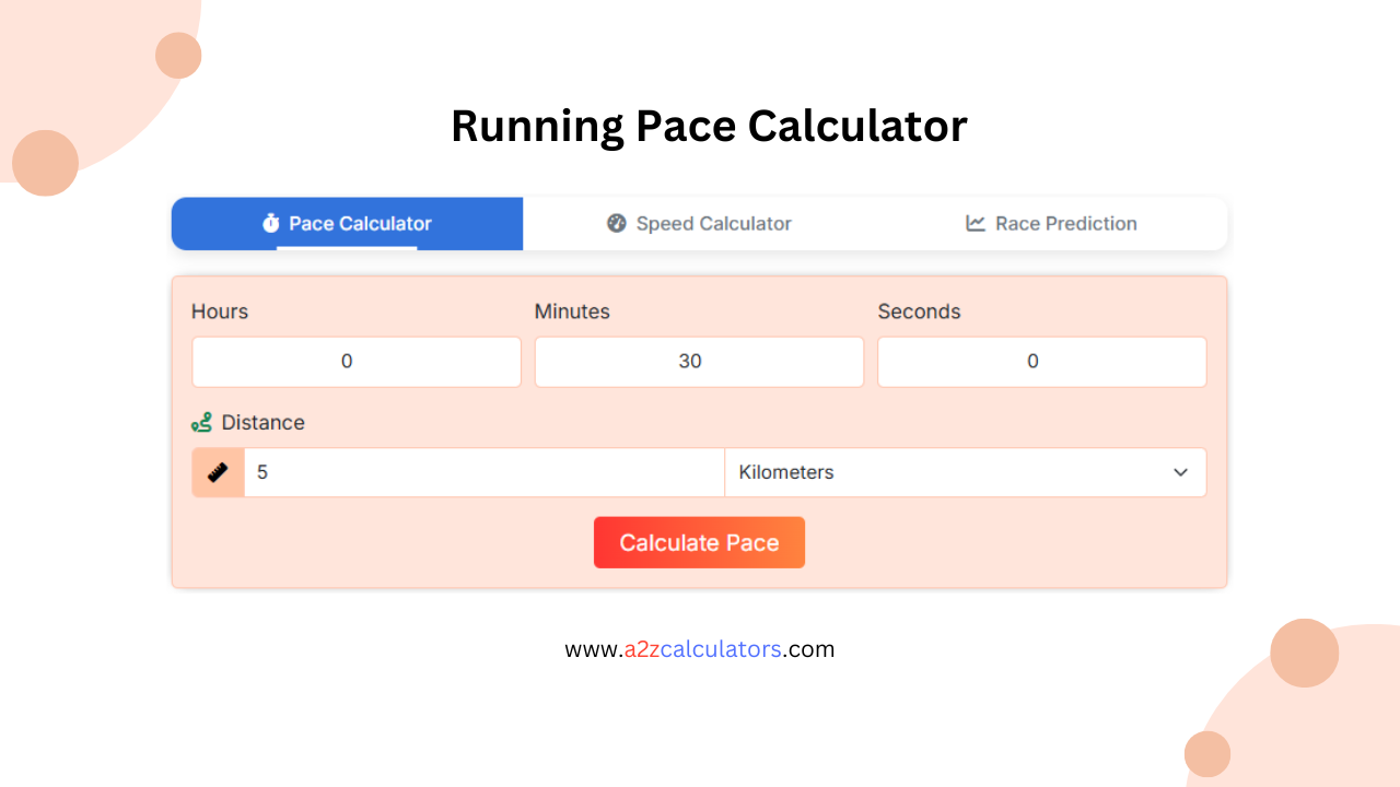 Running Pace Calculator