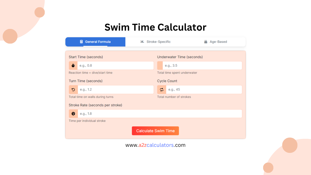 Swim Time Calculator