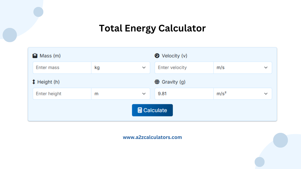 Total Energy Calculator