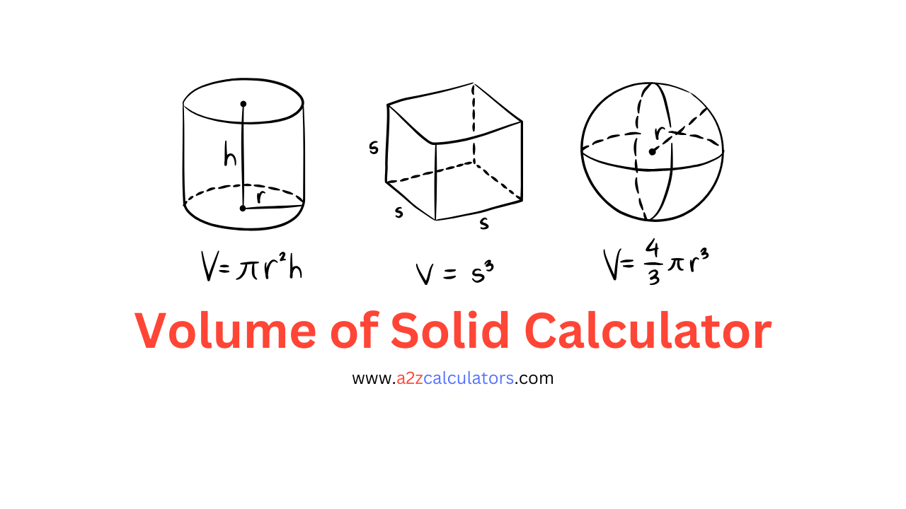 Volume of Solid Calculator